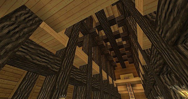 Simple Barn Design Minecraft Map