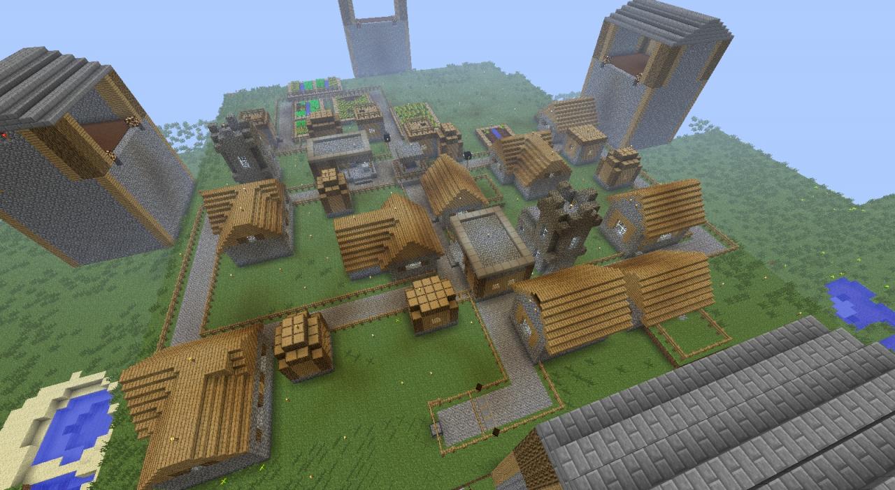 Villager Tower Defense (A MutliPlayer Teamwork Map) Minecraft Map