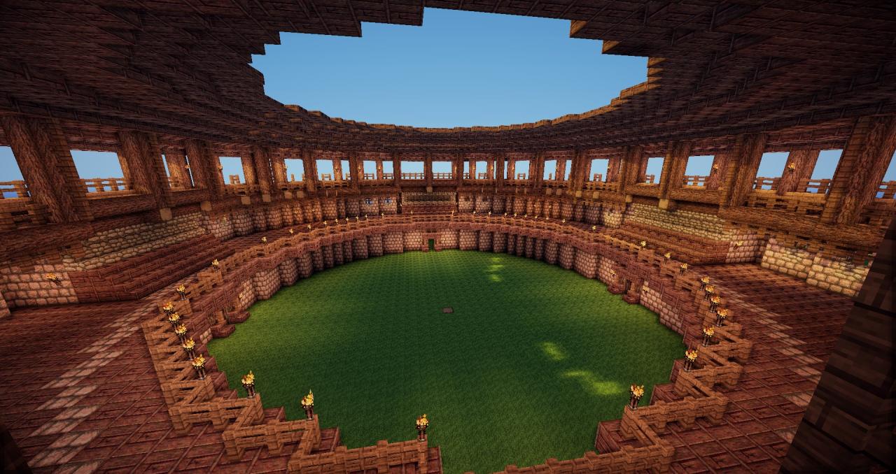 Medieval Style Arena Minecraft Map