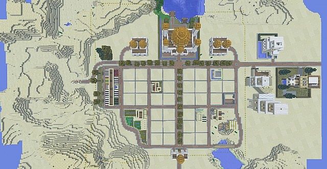 Survival Desert City Build (Iran) Minecraft Map
