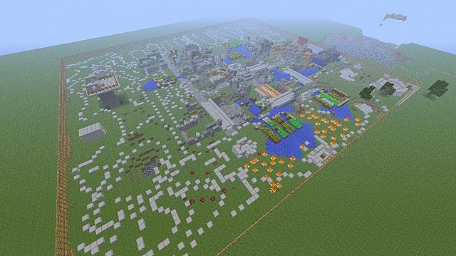 Destroyed Village Minecraft Map
