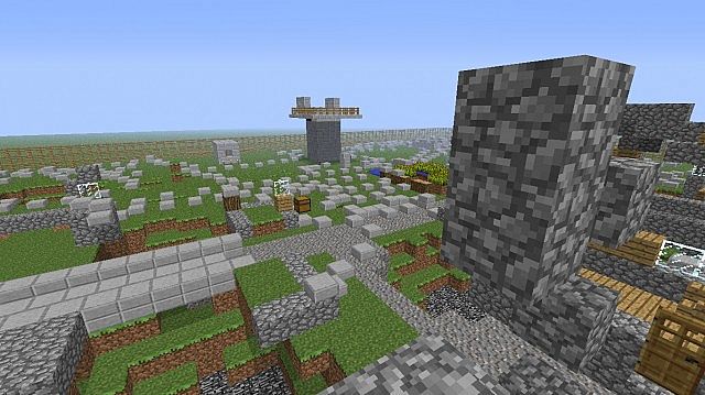 Destroyed Village Minecraft Map