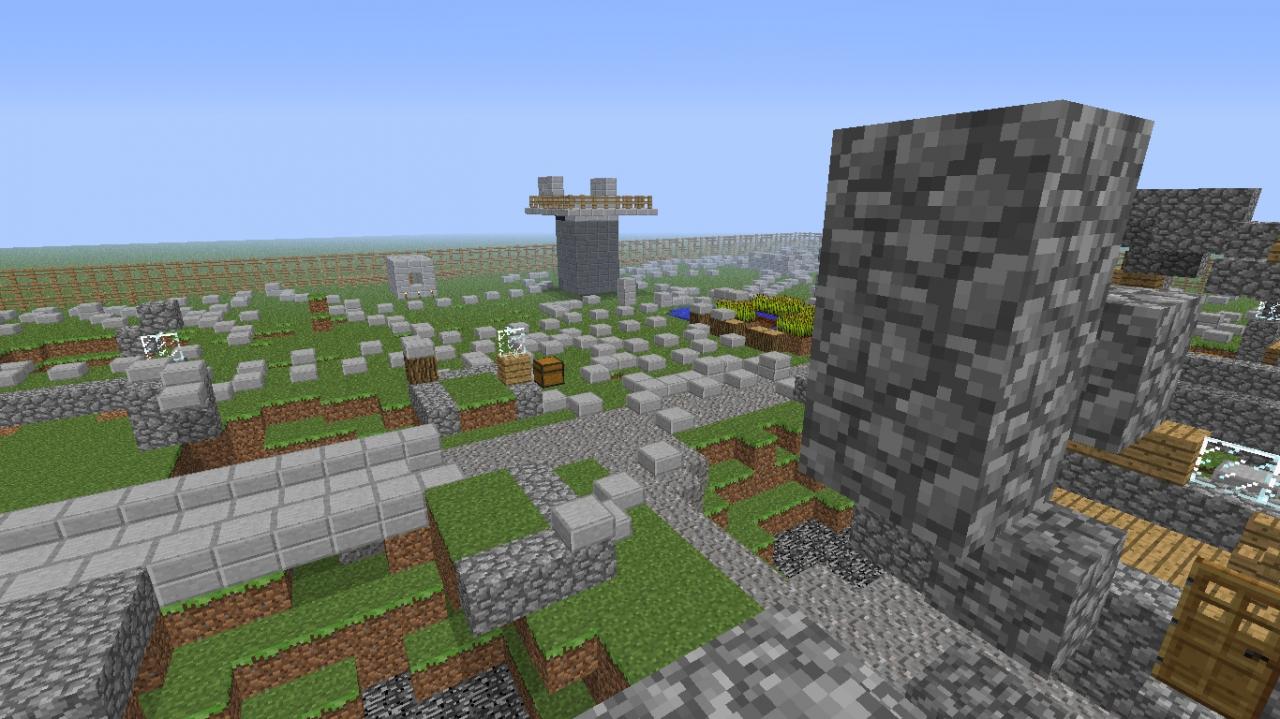 Destroyed Village Minecraft Map