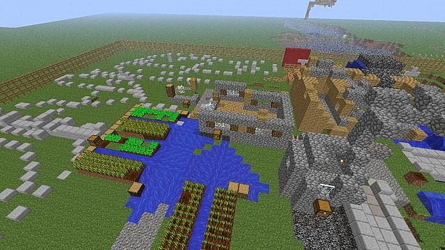 Destroyed Village Minecraft Map