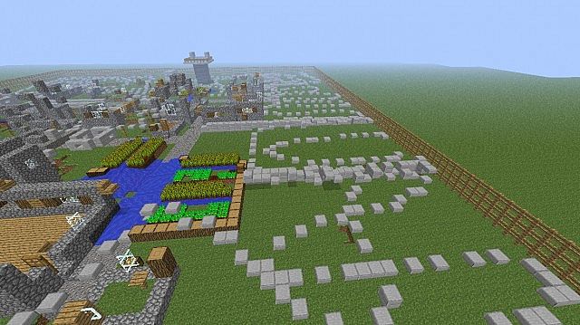 Destroyed Village Minecraft Map