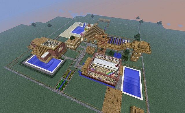 Small town Minecraft Map
