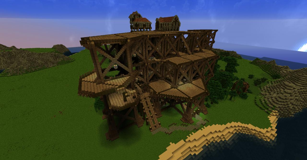 Pillar village Minecraft Map