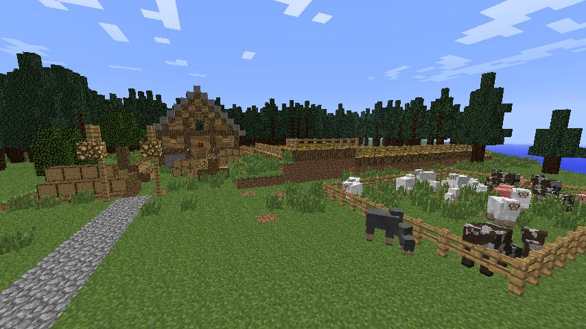 River village Minecraft Map