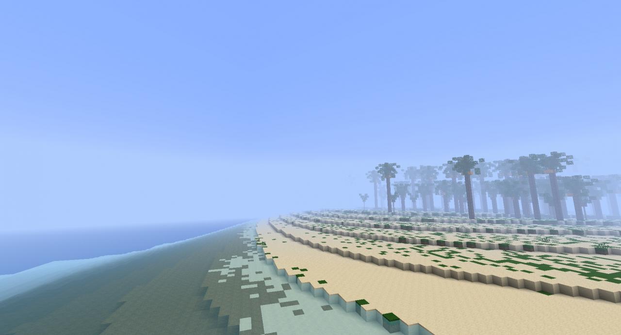 Custom Map- Paradise- Survival Minecraft Map