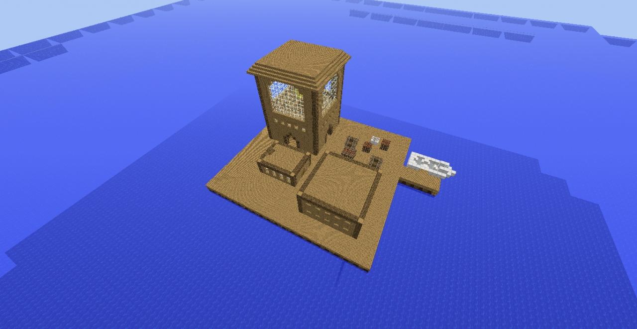 floating city Minecraft Map