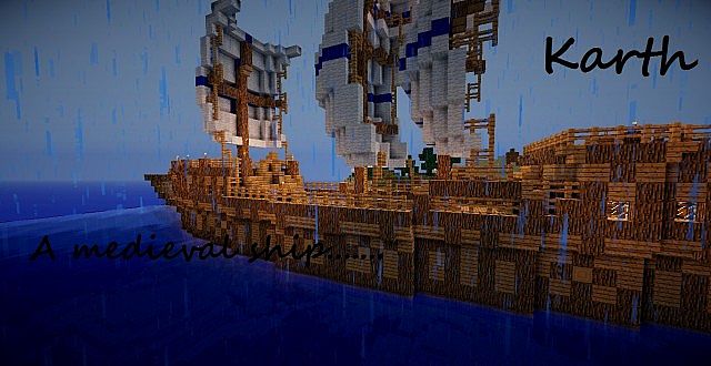 Karth,a medieval ship ~by Lucasuper Minecraft Project