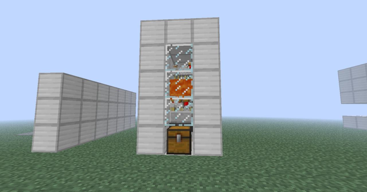 compact chicken farm Minecraft Map