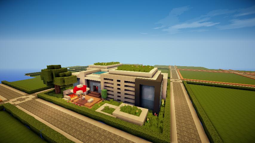 Basic- A Modern House Minecraft Map