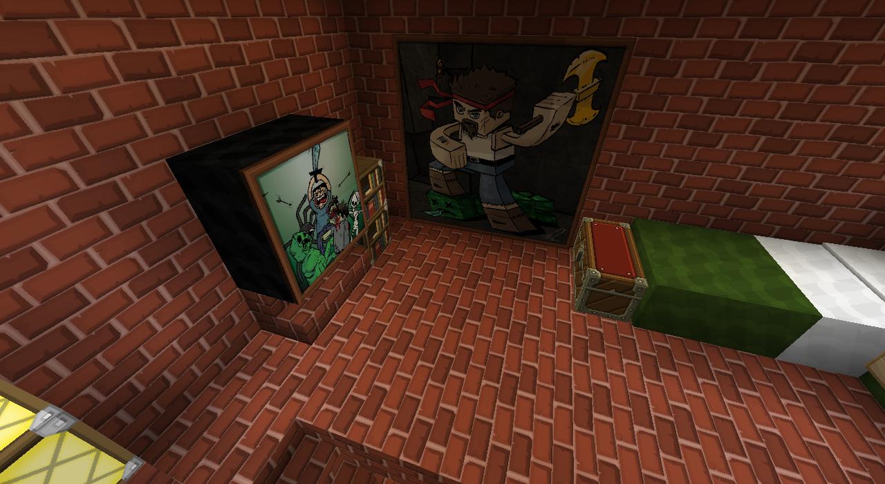 Modern City Deli shop restaurant Minecraft Map