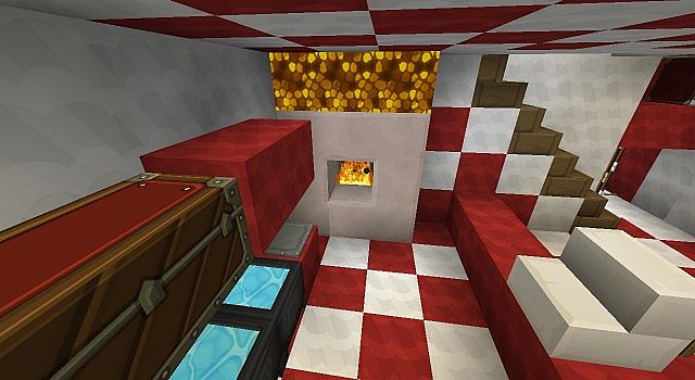 Modern city/town Pizza Restaurant Place Minecraft Map