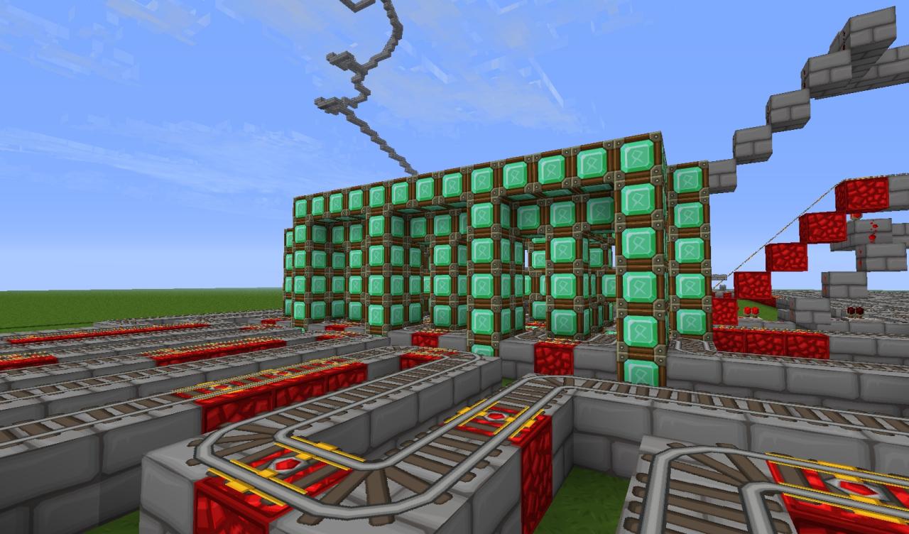 WORLD RECORD longest minecart ride ever Minecraft Map