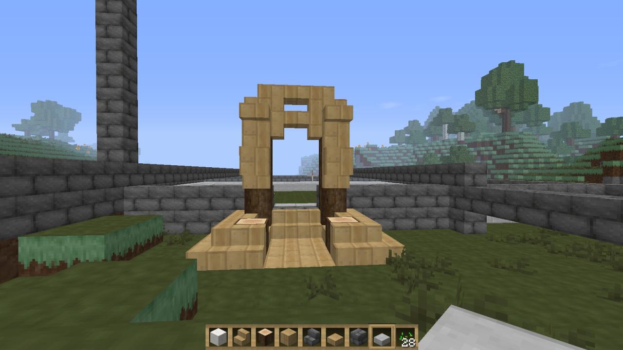 Village Courtyard Minecraft Map