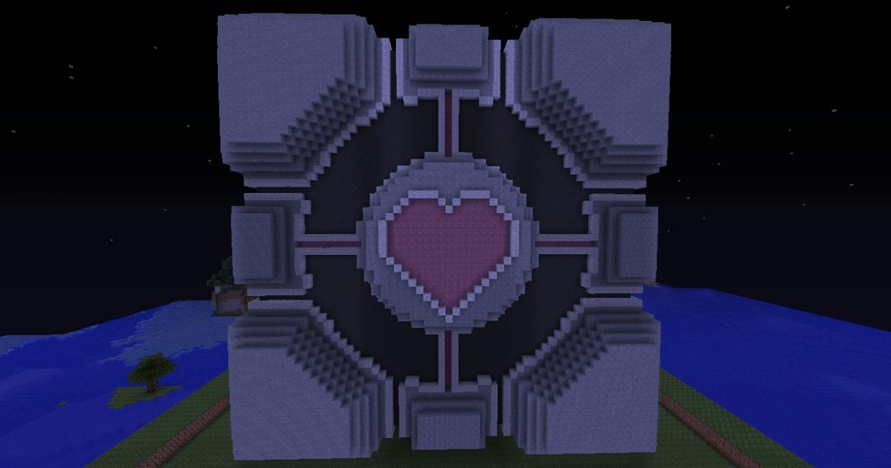 Minecraft - Giant Companion Cube Minecraft Map