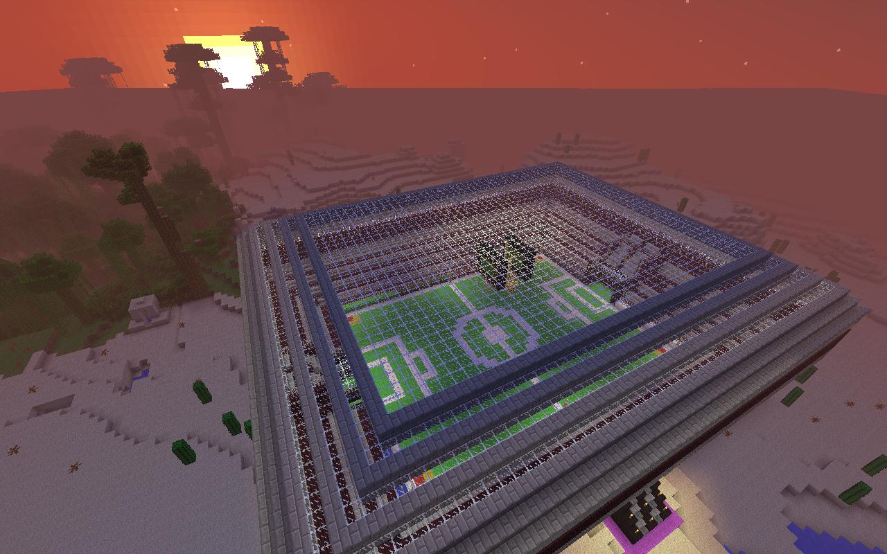 Football Stadium (DOWNLOADABLE) Minecraft Map