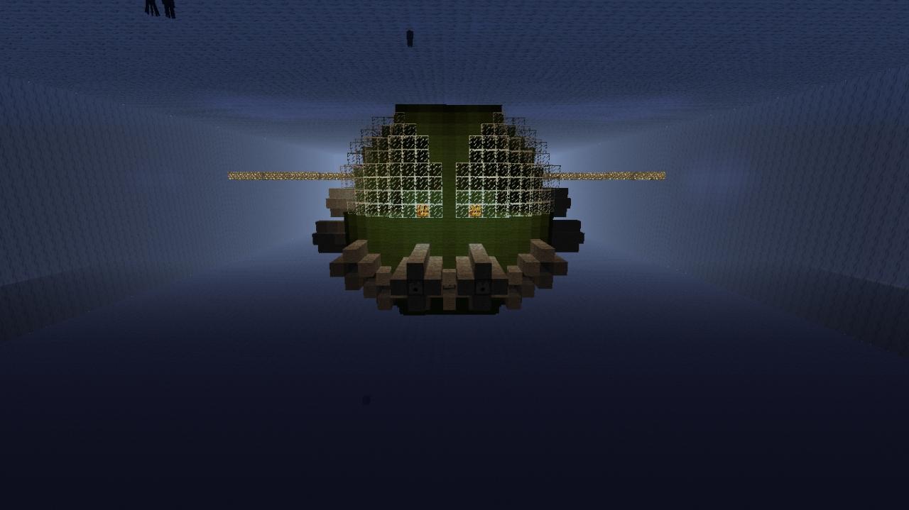 dragon fly nuclear submarine Minecraft Map