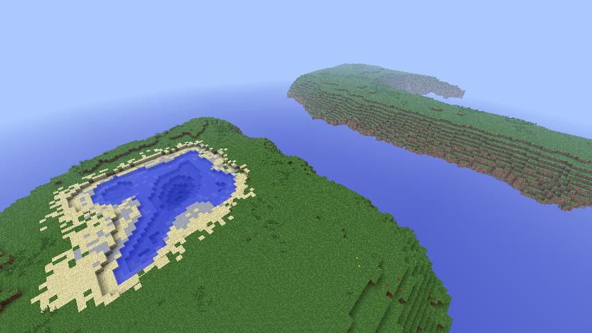 Floating Paradise - Skyblock Realistic Terrain Minecraft Map