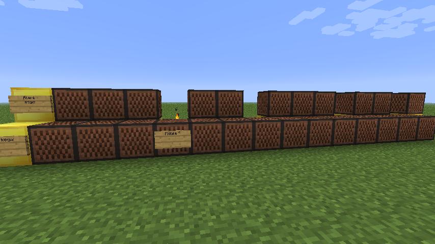 Easy Note block Piano Minecraft Map