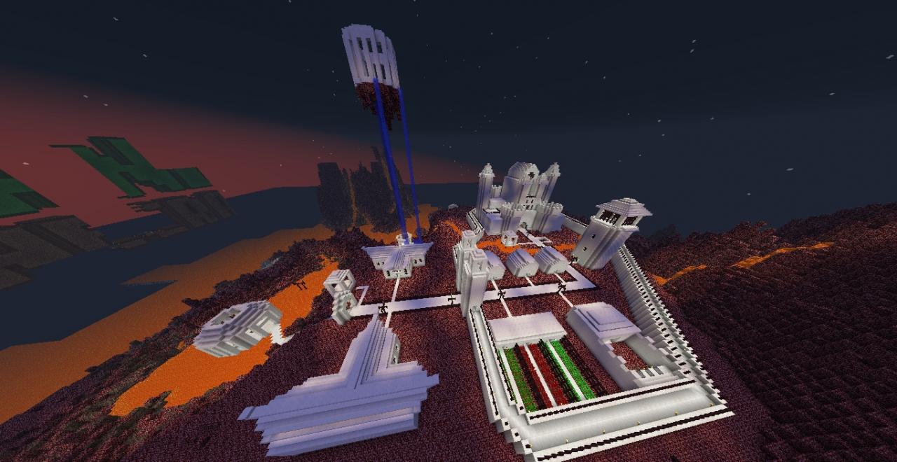 Quartz Kingdom the Nether Empire Minecraft Map