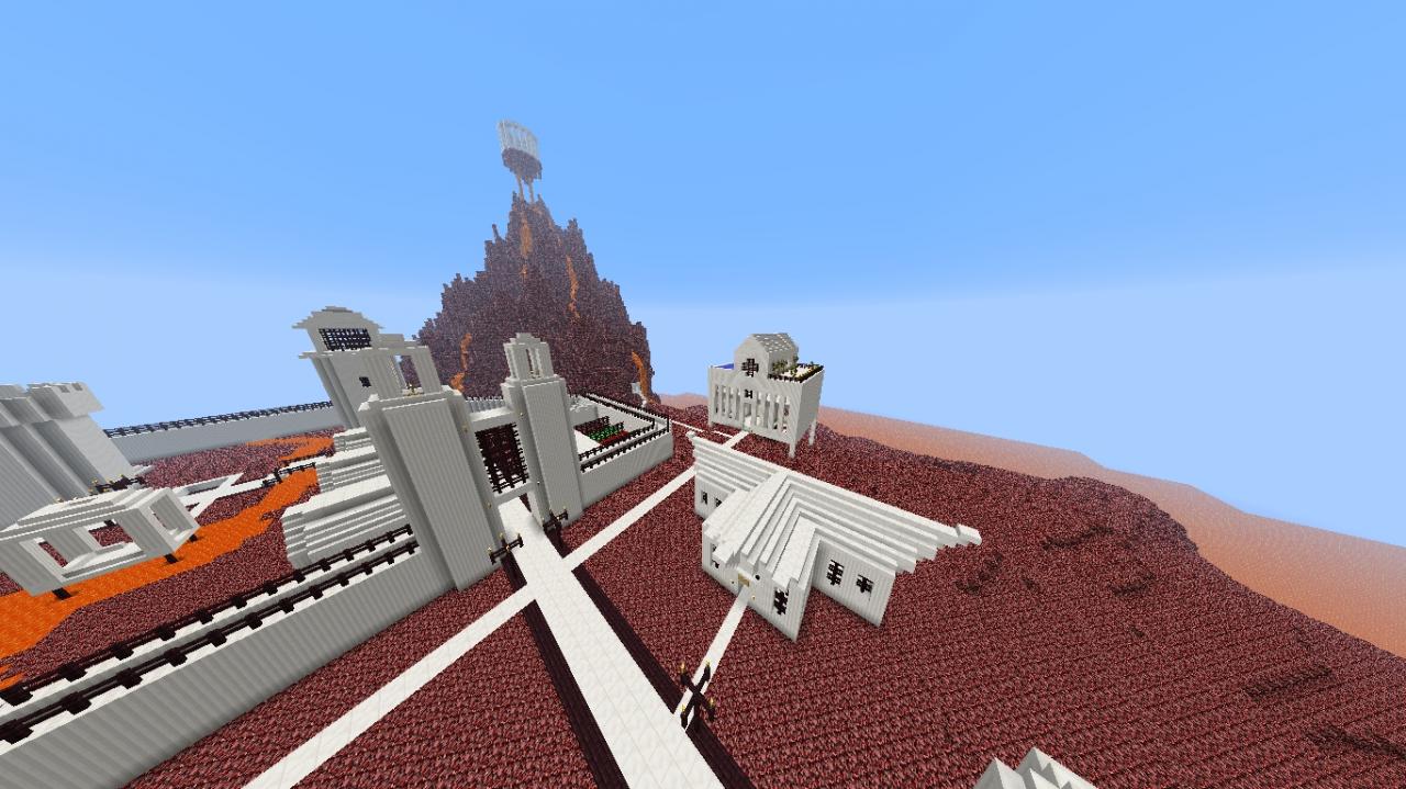 Quartz Kingdom the Nether Empire Minecraft Map