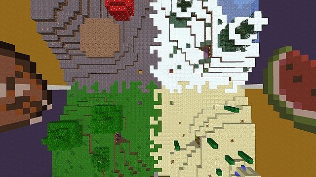 Food Battle Minecraft Map