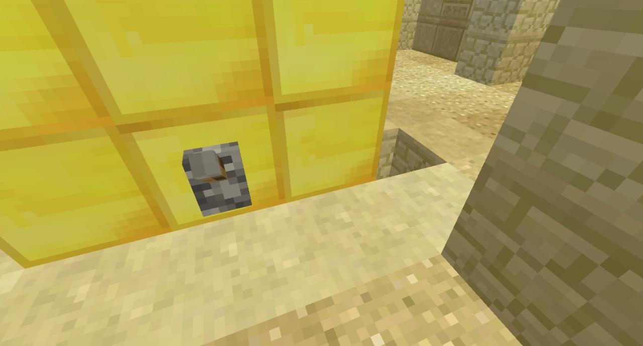 Sandstone temple Minecraft Map