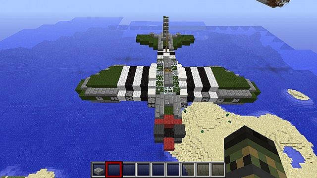 P-47D-25 Thunderbolt Minecraft Map