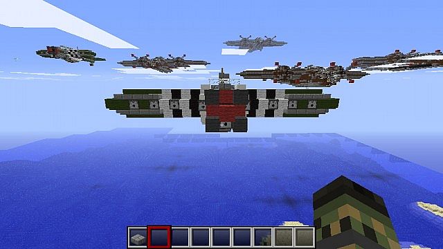 P-47D-25 Thunderbolt Minecraft Map