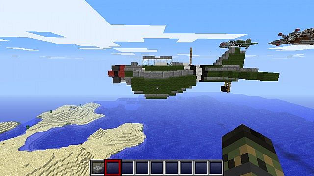 P-47D-25 Thunderbolt Minecraft Map