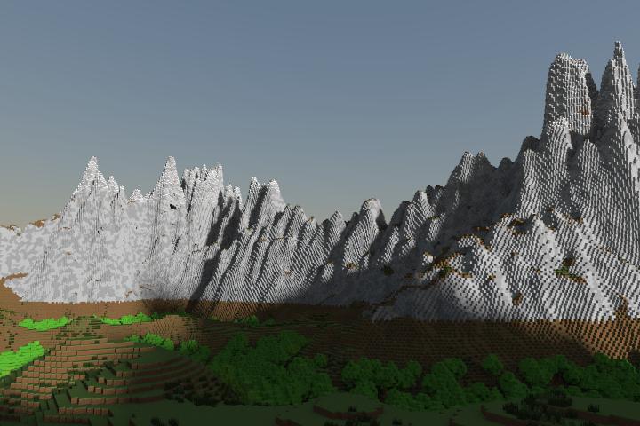 Extreme Peaks [Custom Biome] NEW Minecraft Map