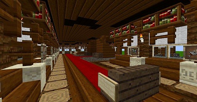 1600s Style Fighting Arena Minecraft Map