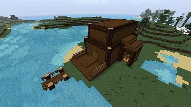 Lake house Minecraft Map