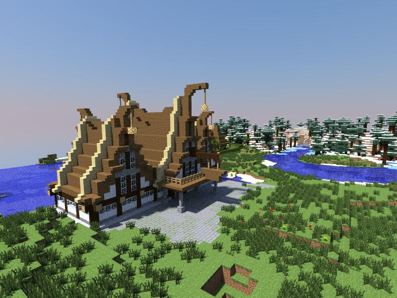 House on surviwal. Based on a Minecraft Map