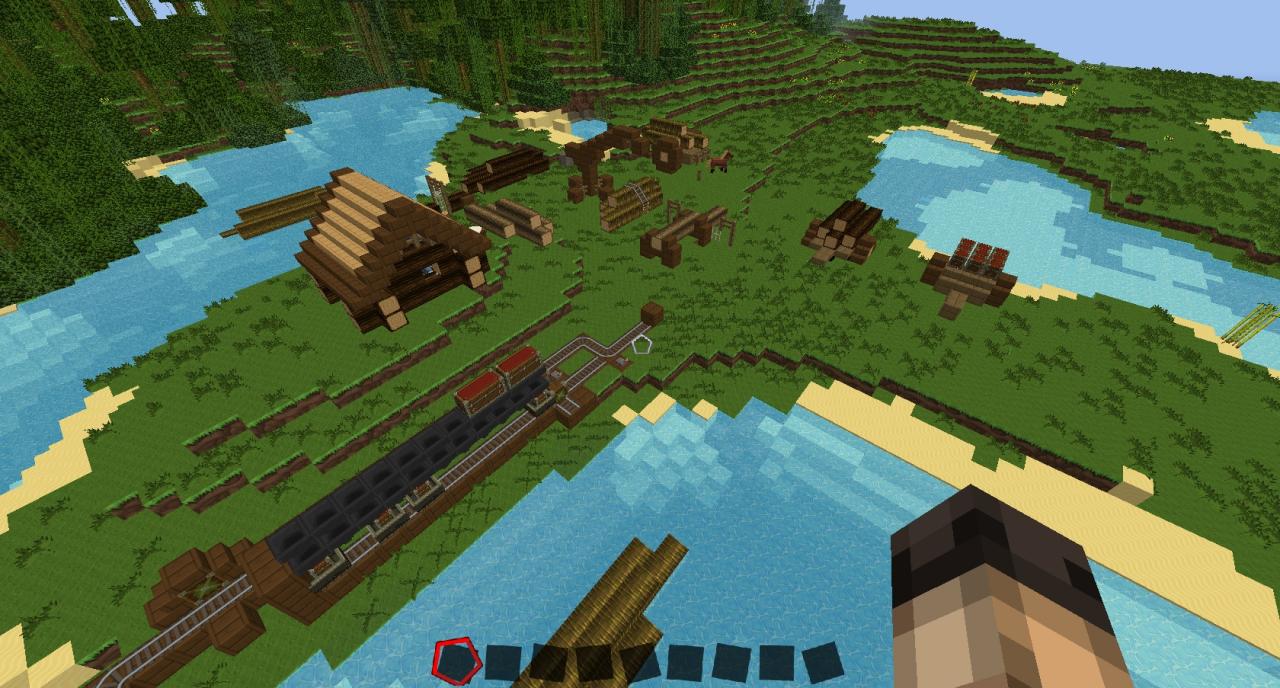 Rustic Town Builds Minecraft Map