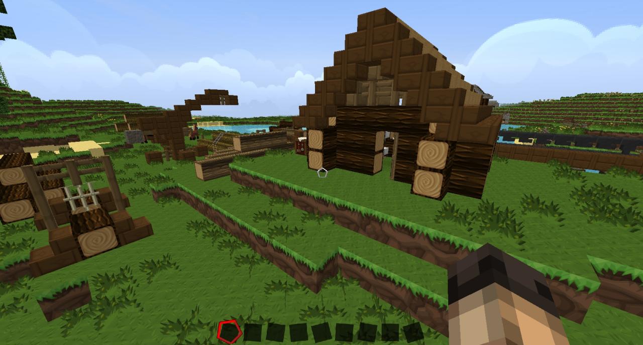 Rustic Town Builds Minecraft Map
