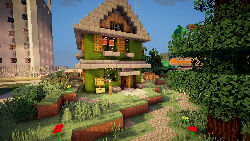 Rustic Modern House Minecraft Map