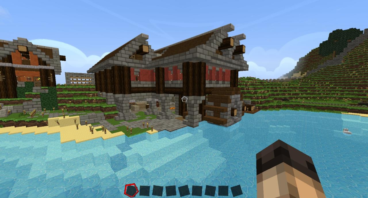Rustic Town Builds Minecraft Map
