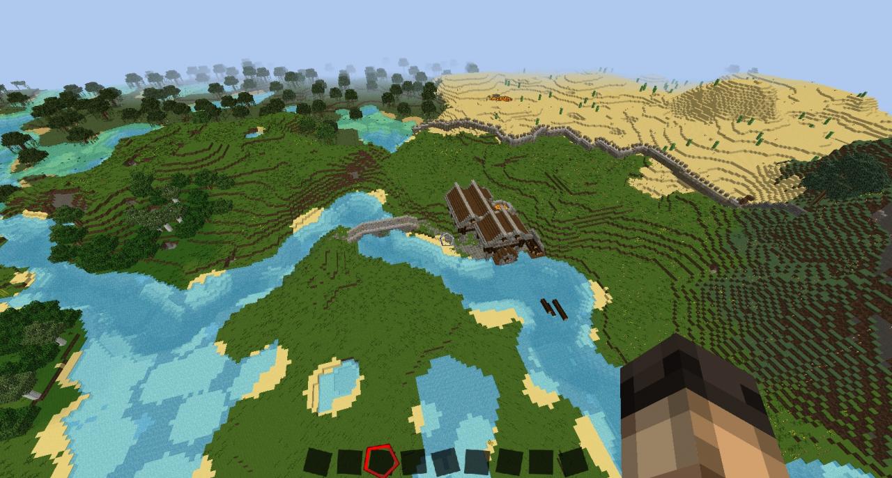 Rustic Town Builds Minecraft Map