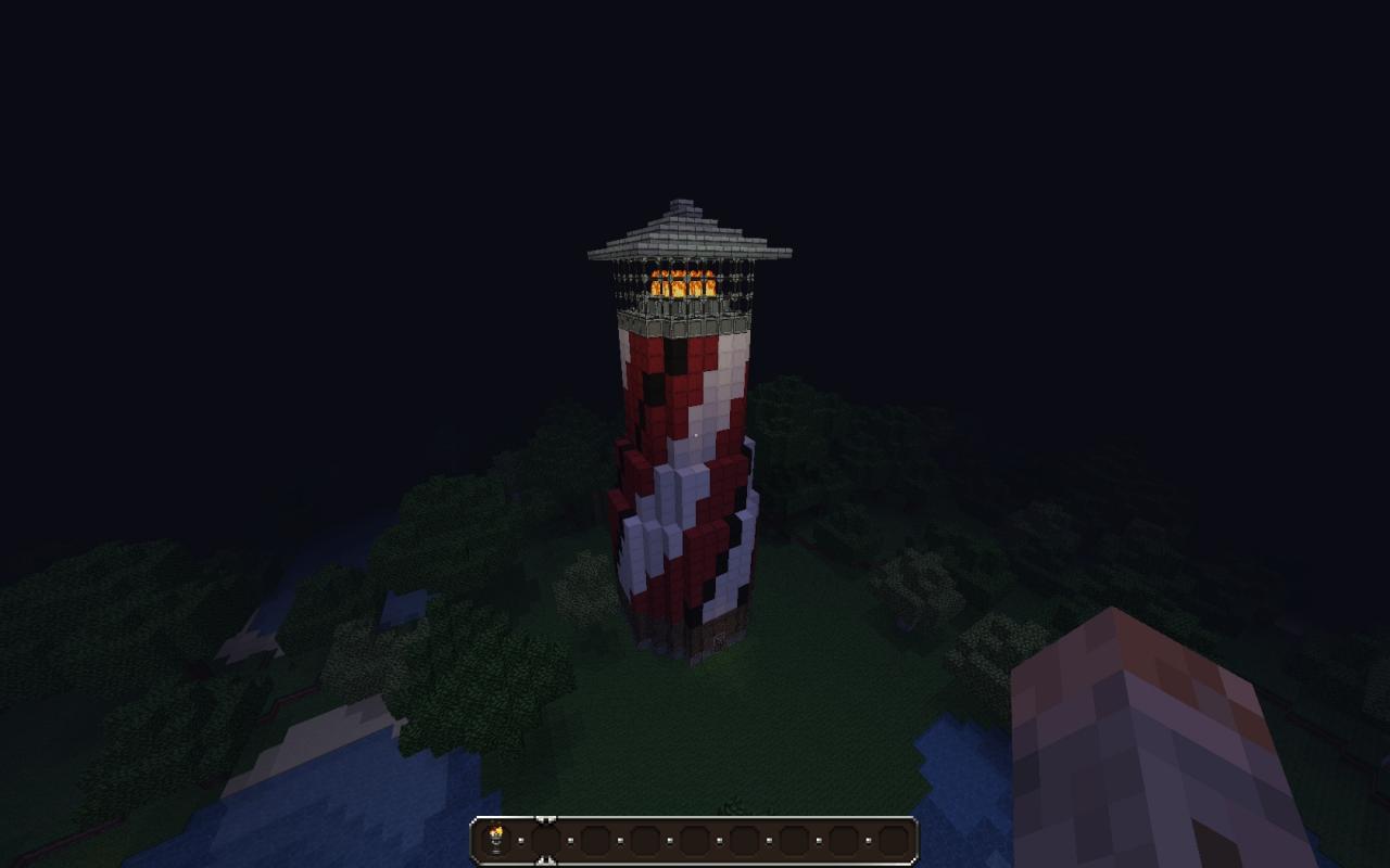 Underground City W/ Lighthouse and Town Minecraft Map