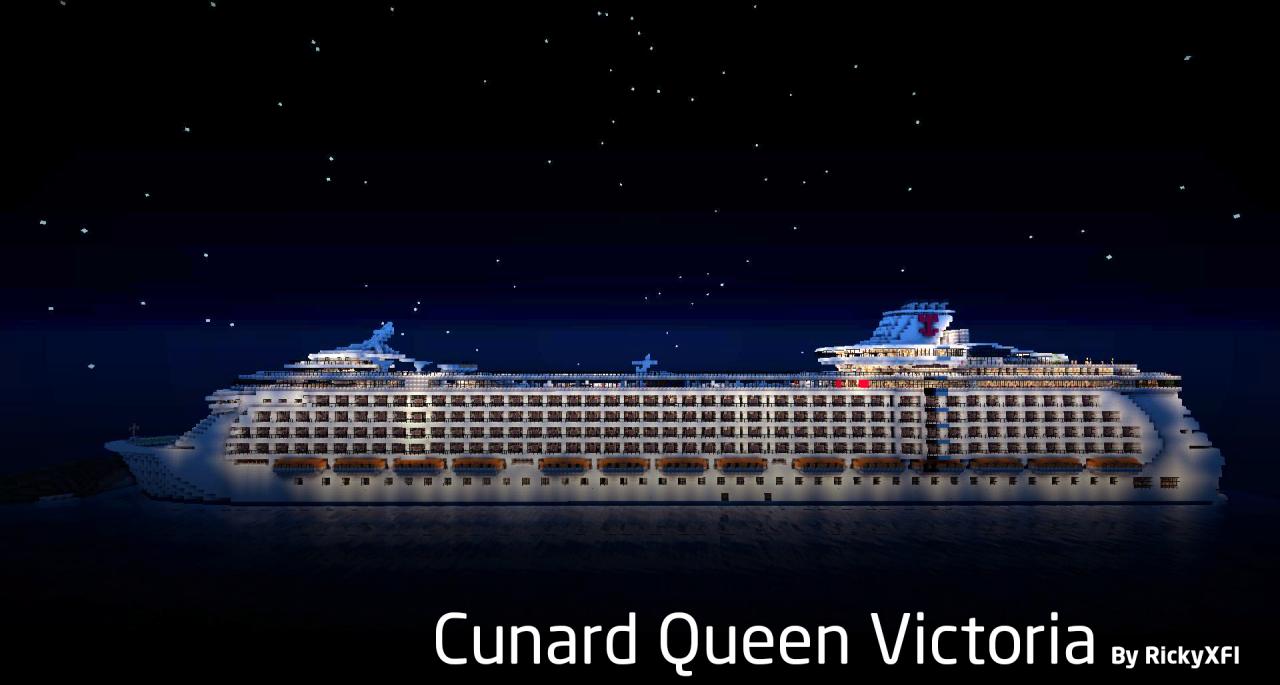 Queen Victoria Cruise Ship Minecraft Map