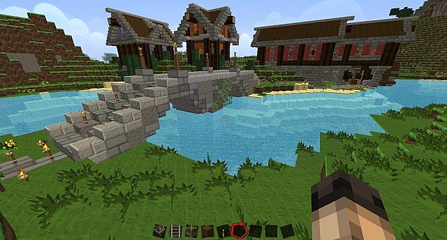 Rustic Town Builds Minecraft Map