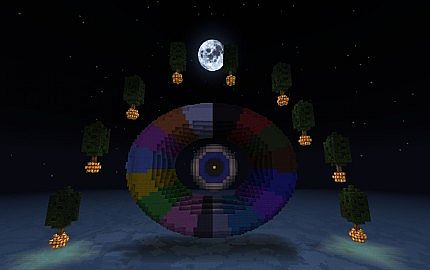 Colored Eye Minecraft Map