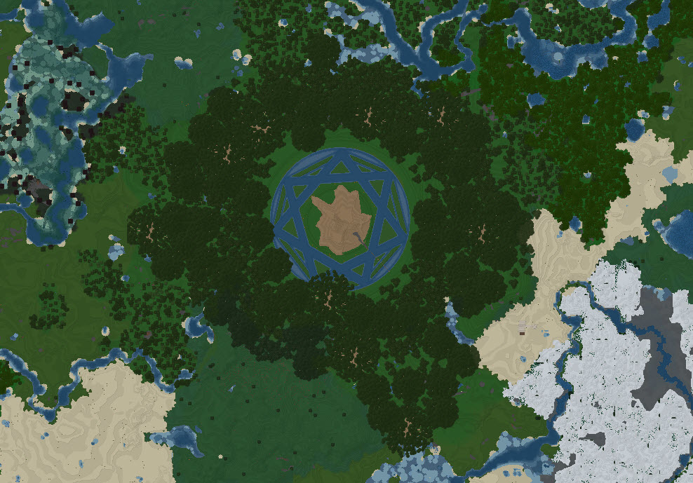 The NATURESPAWN Server Spawn [Earth Spawn] Minecraft Map