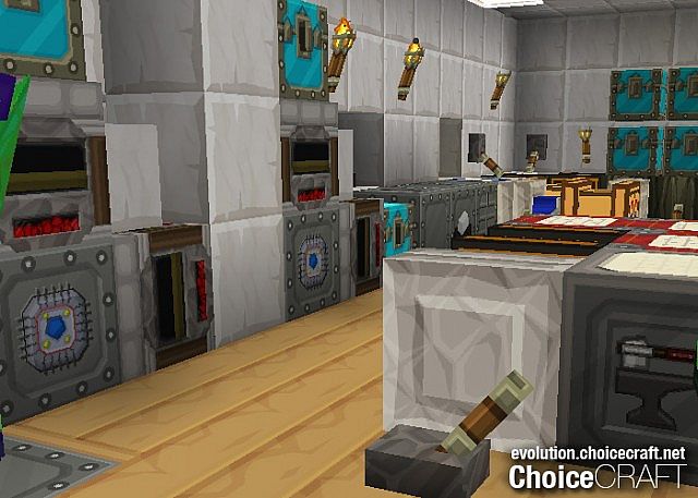 Evolution Custom ModPack (Choicecraft Network) Minecraft Server