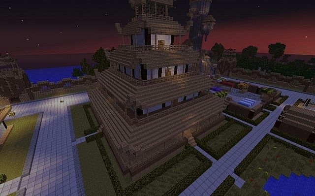 Chinese Village - PandaCraftez Spawn (commission) Minecraft Map