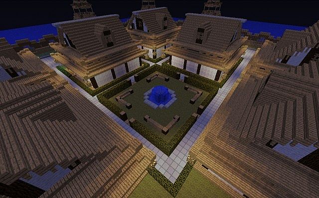 Chinese Village - PandaCraftez Spawn (commission) Minecraft Map
